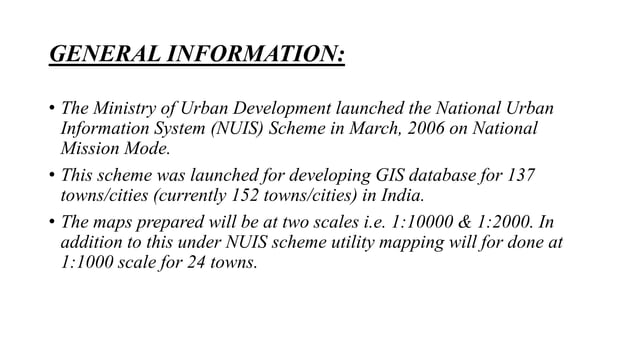 National urban information system | PPTX