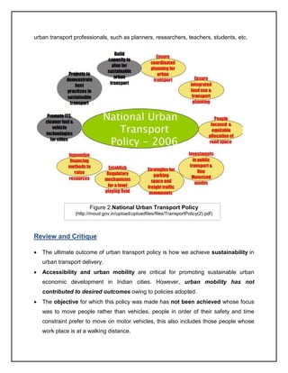 National urban transport policy | PDF