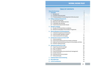 National Vaccine Policy 2011 | PPT