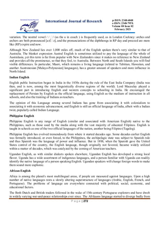 National varieties of english | PDF