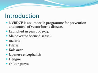 National vector borne disease control programme 2 by nitin verma | PPT