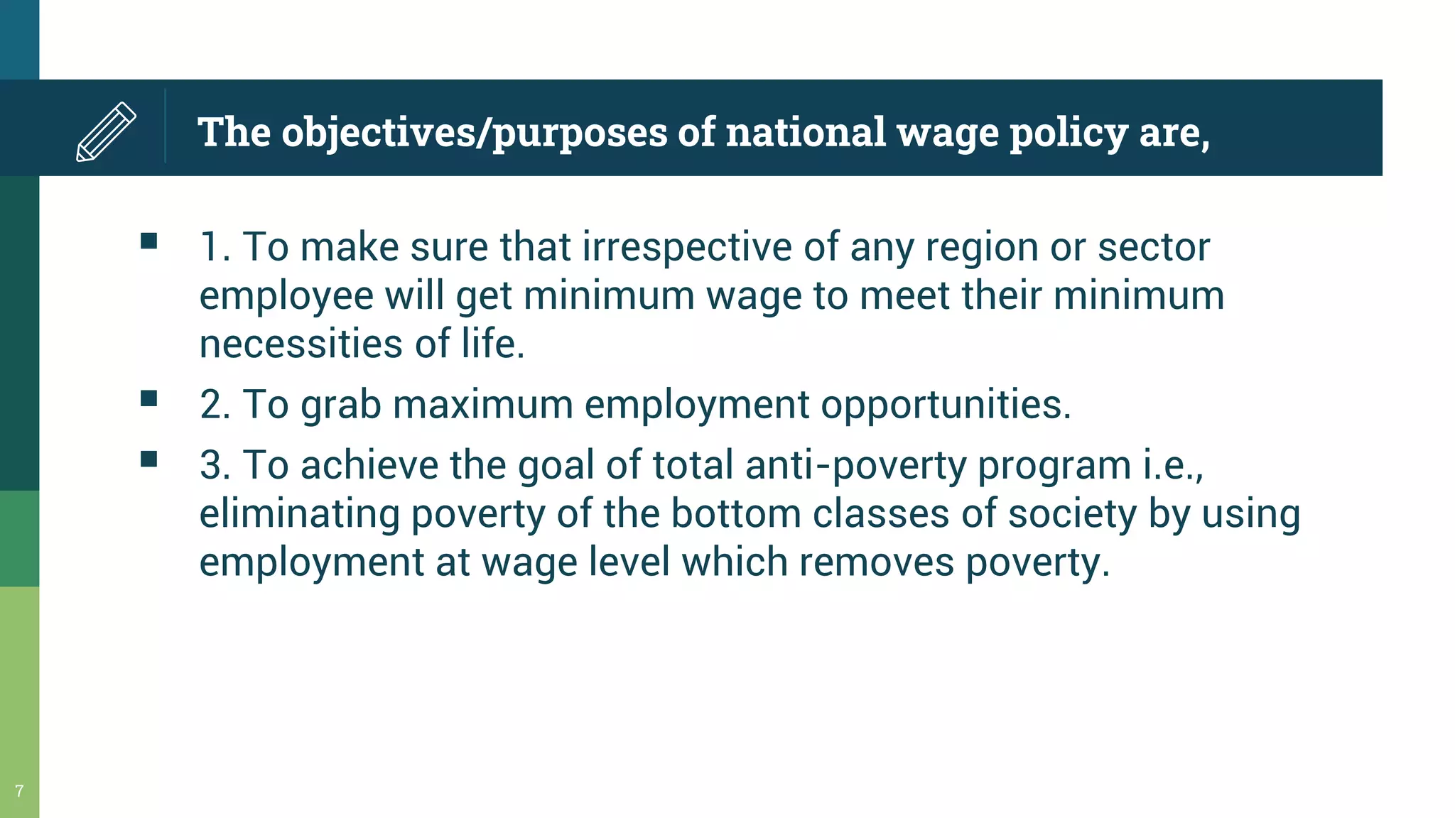 National wage policy | PDF