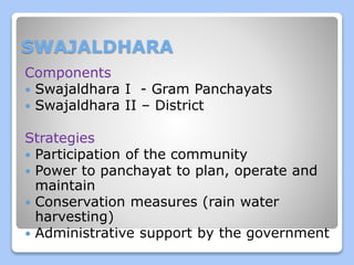 National water supply and sanitation programme | PPTX