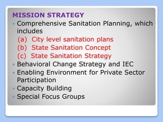 National water supply and sanitation programme | PPTX