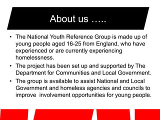 National Youth Reference Group | PPT