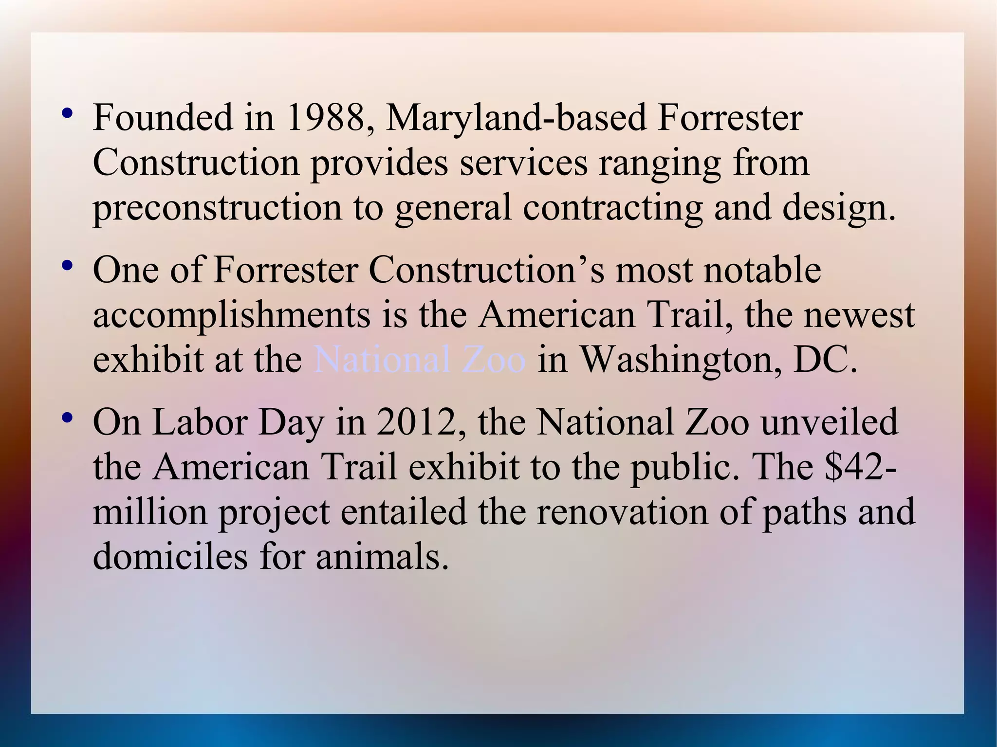 National zoo | PPT