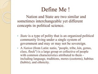 Nation and State in the Age of Globalization | PPTX