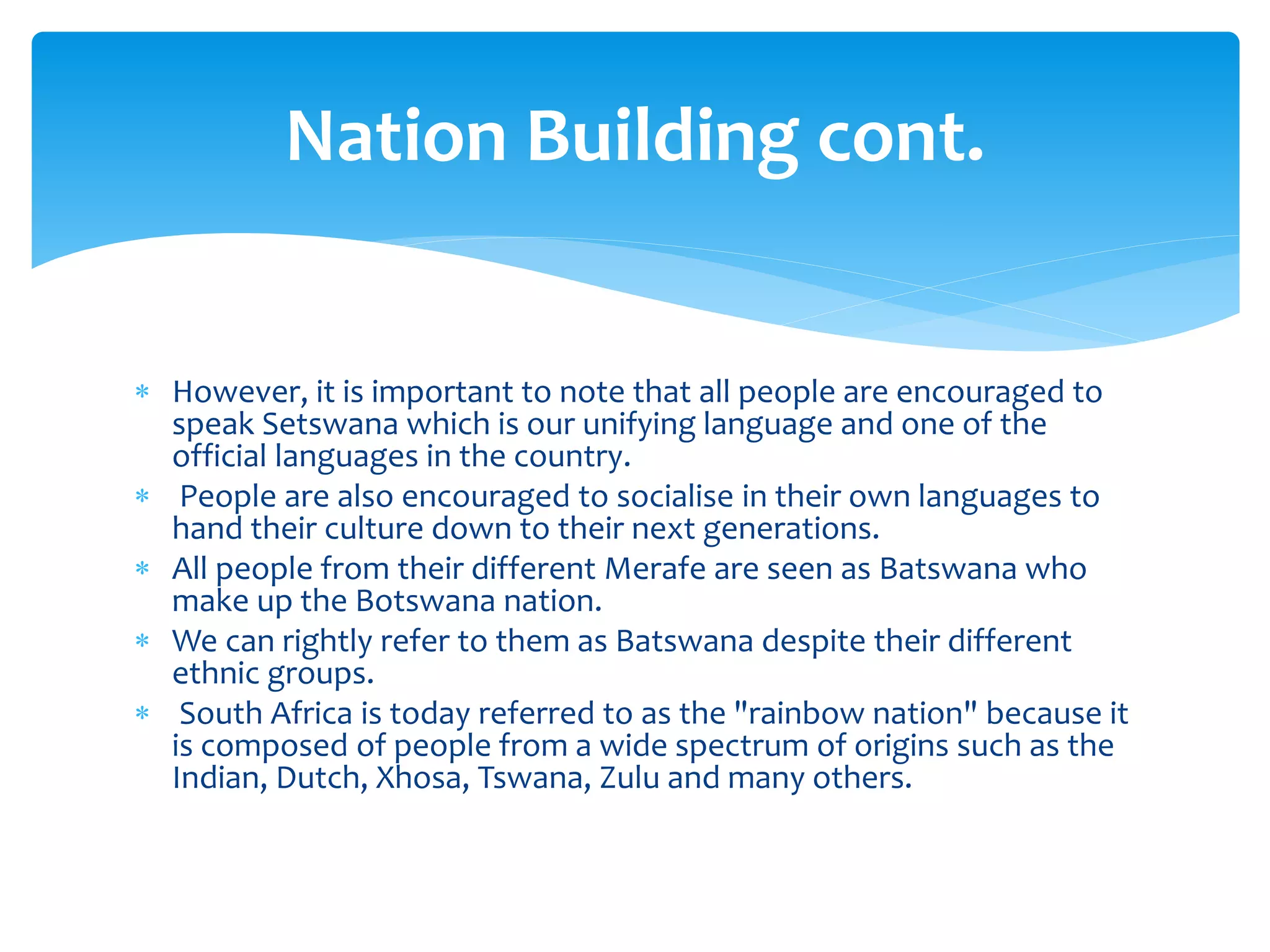 Nation building and its challenges | PPTX