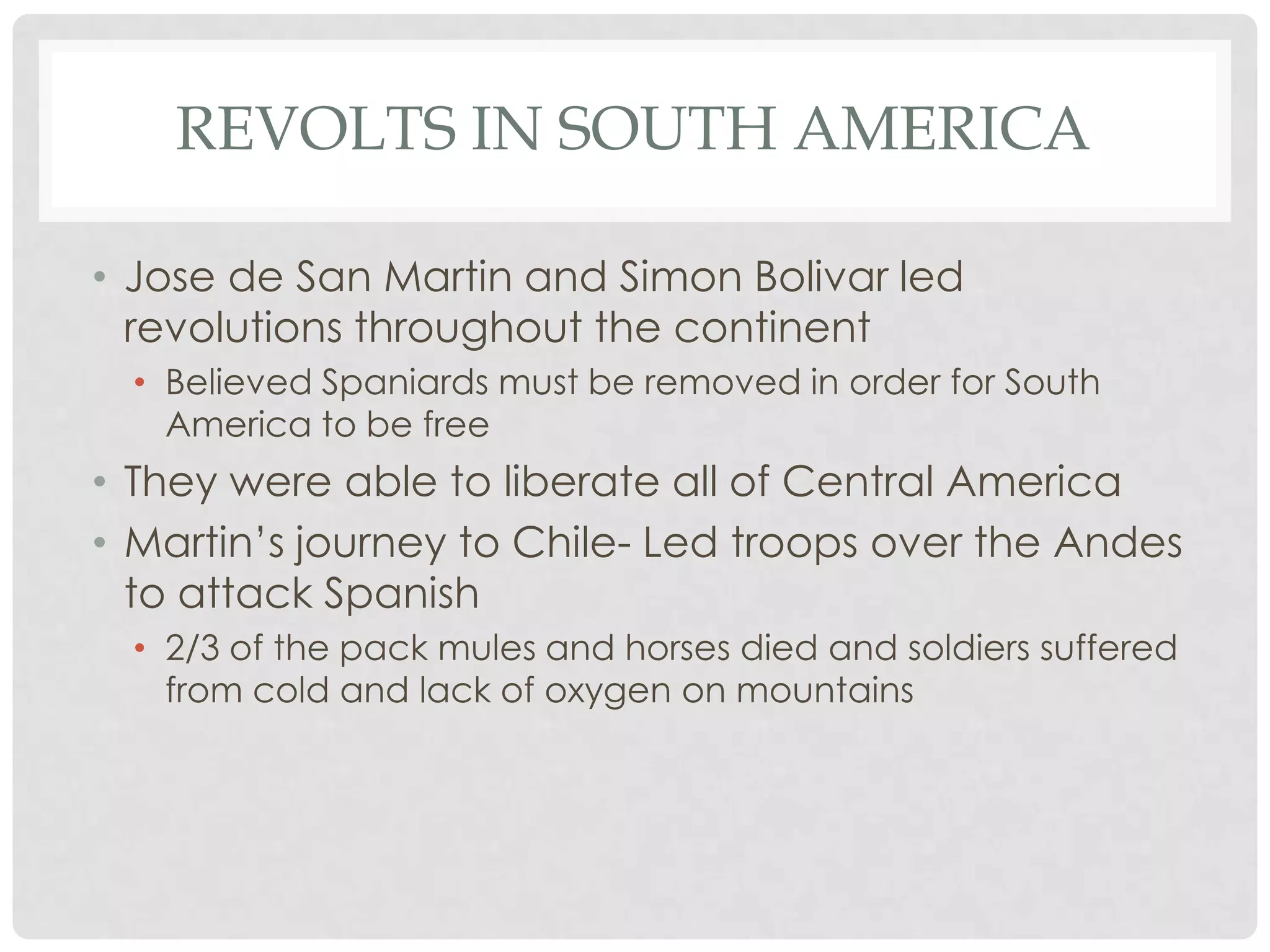Nation building in latin america | PPTX