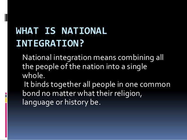 Nation integration