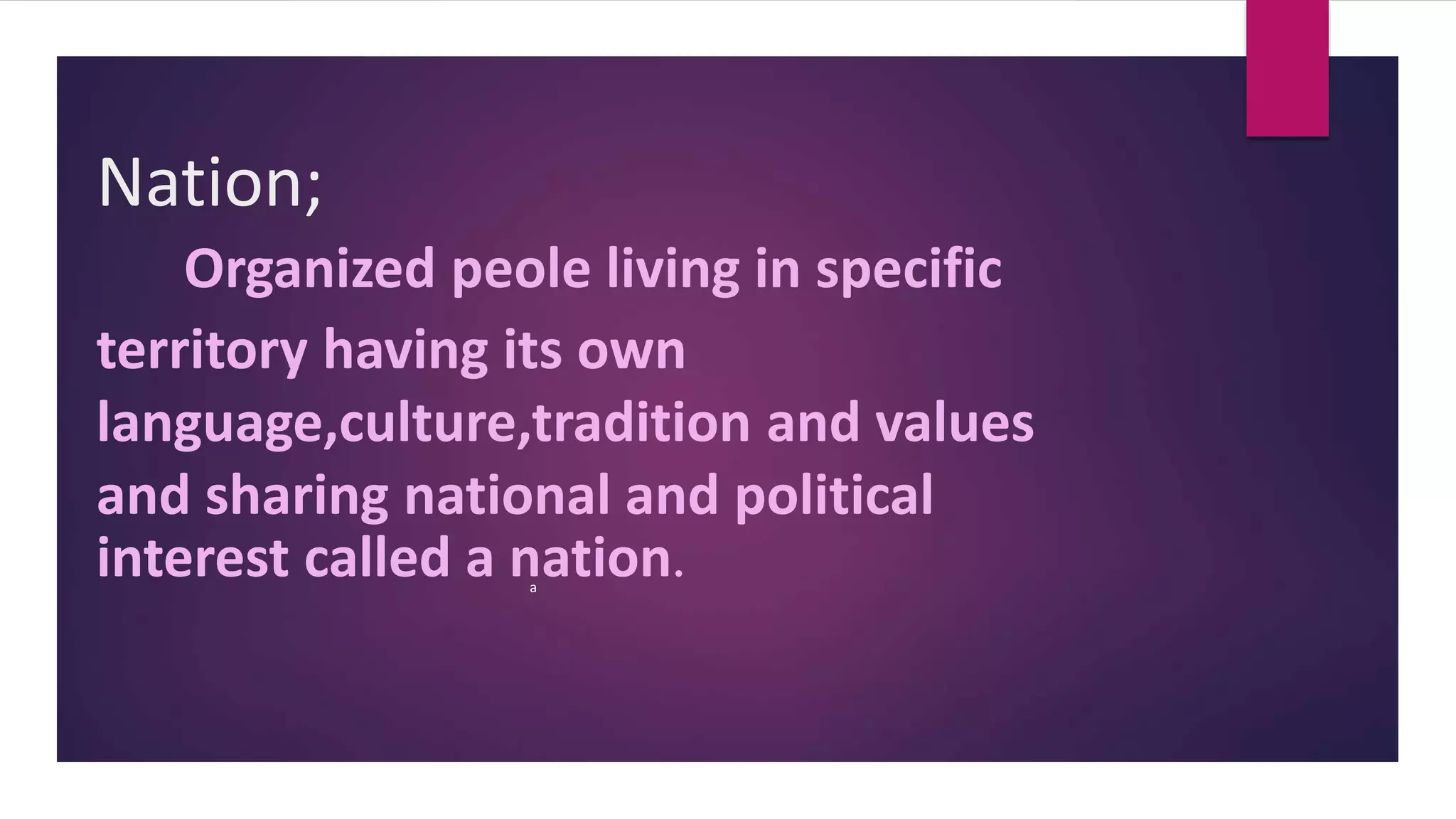 Nation,nationalism,national power and its elements | PPT