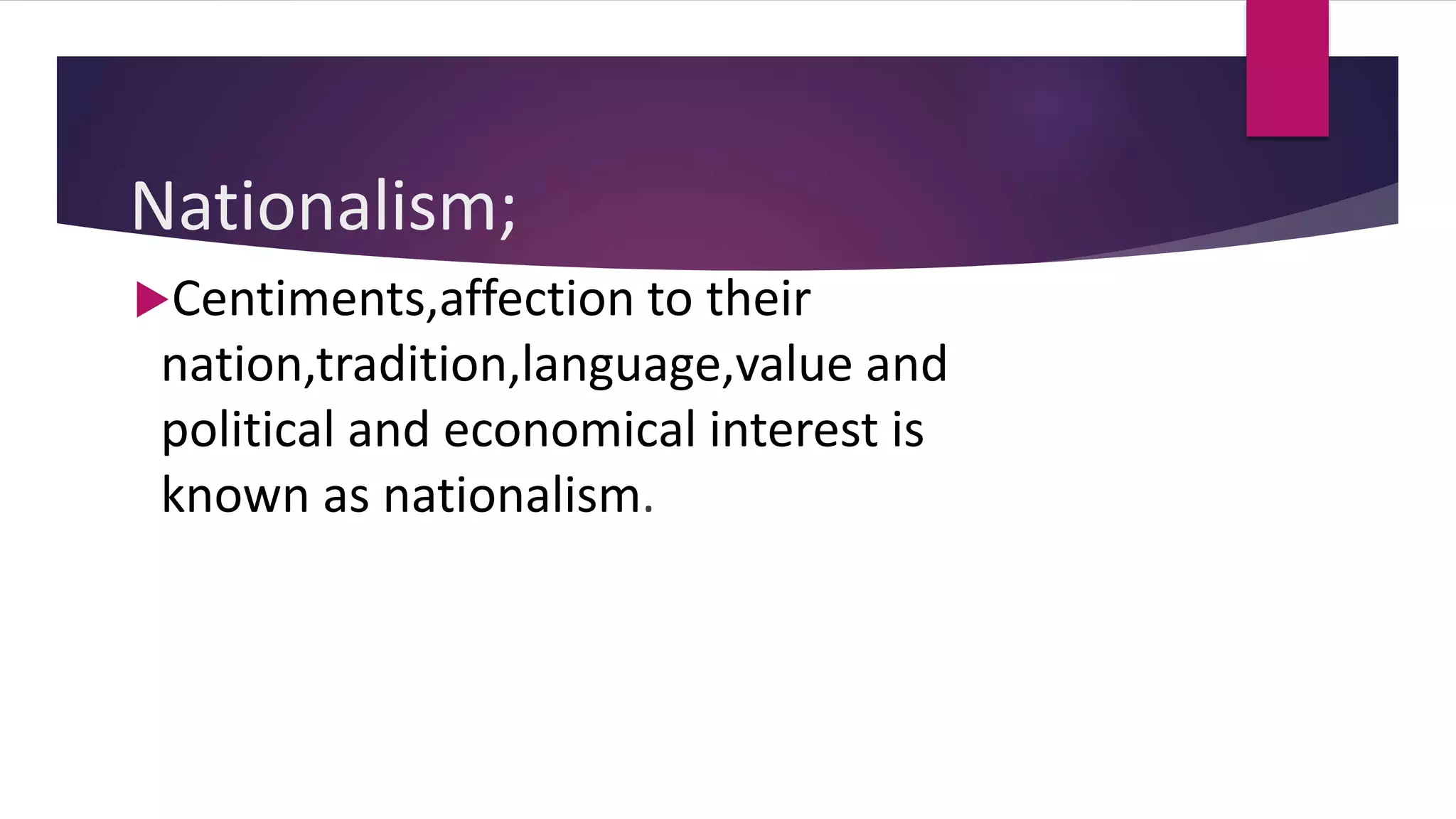 Nation,nationalism,national power and its elements | PPT