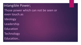 Nation,nationalism,national power and its elements | PPT