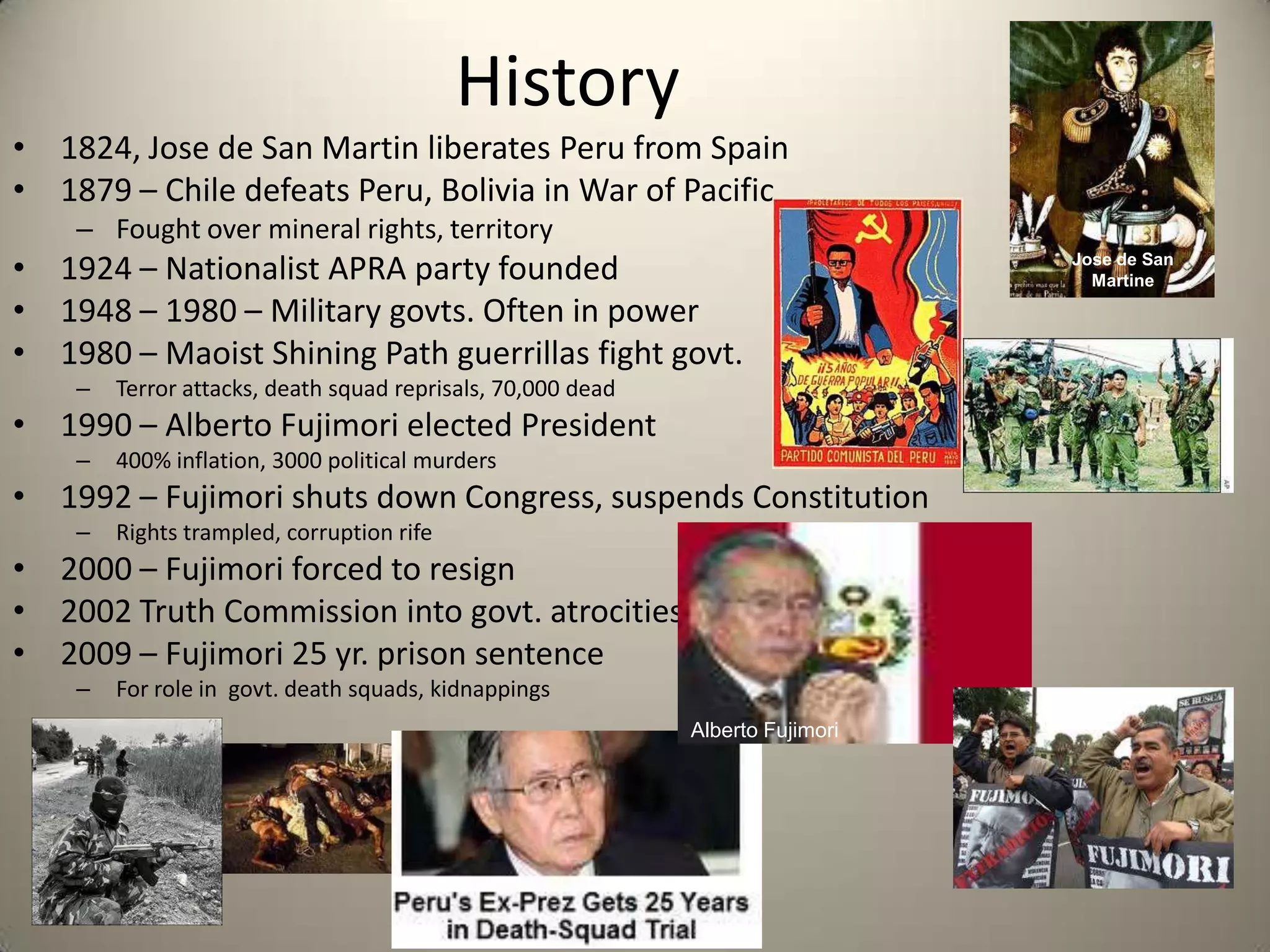 Assignment 5 - Nation Report Peru | PPTX