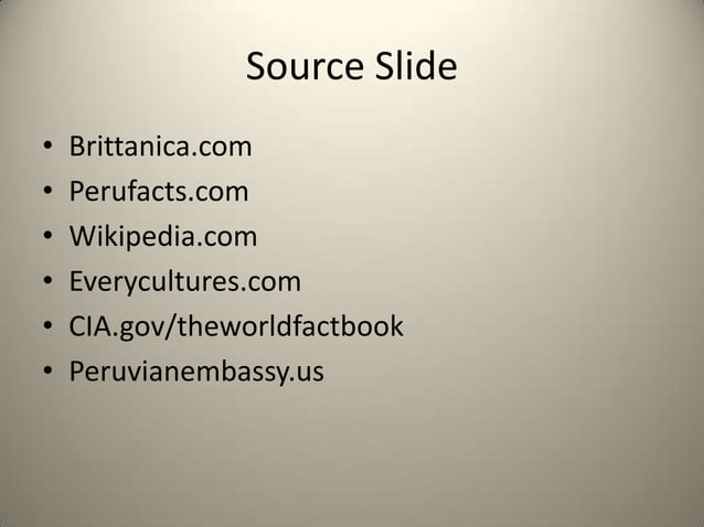 Assignment 5 - Nation Report Peru | PPTX