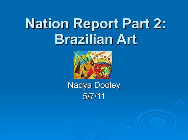 Nation report 2 | PPT