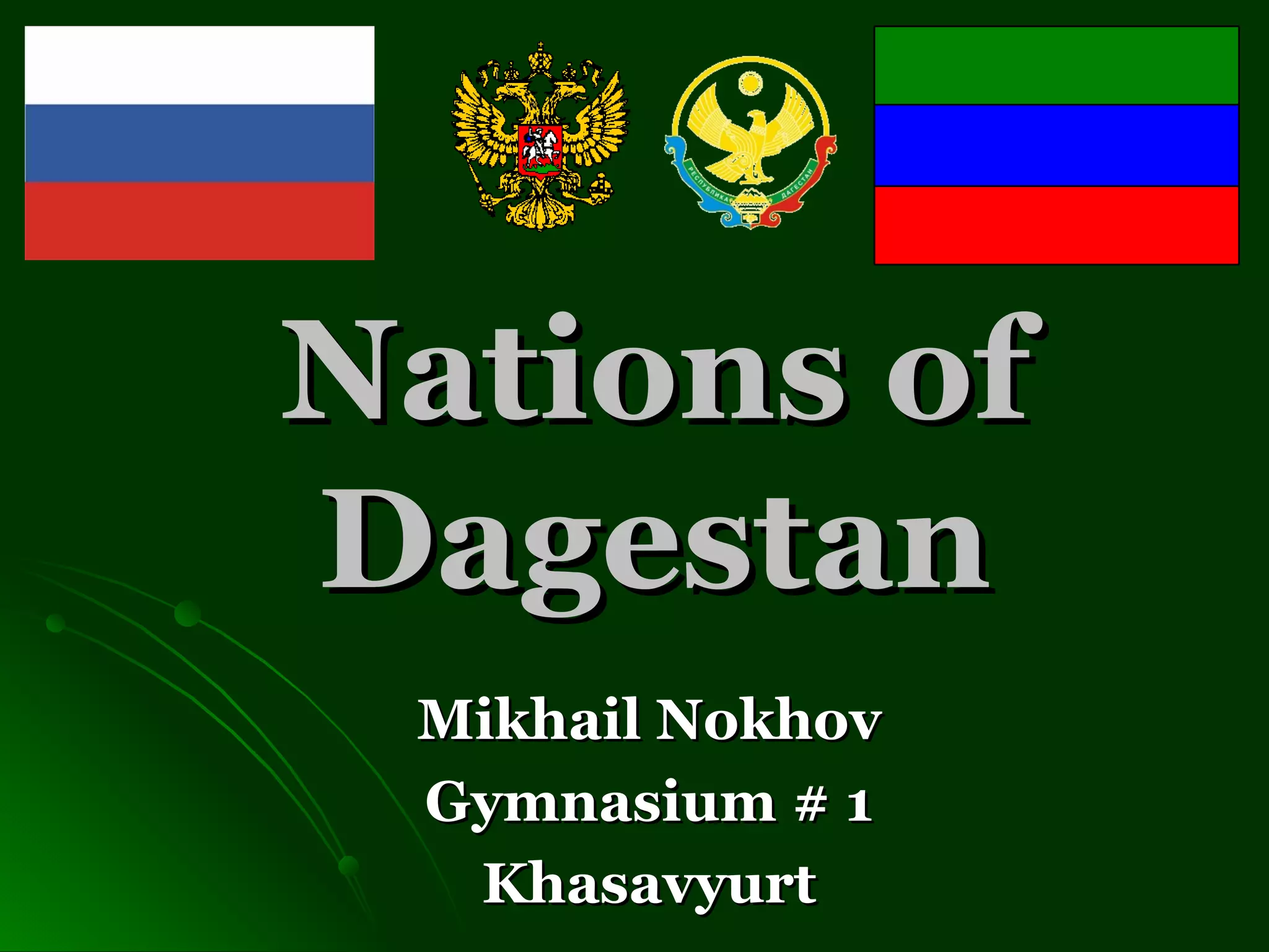 Nations Of Dagestan | PPT