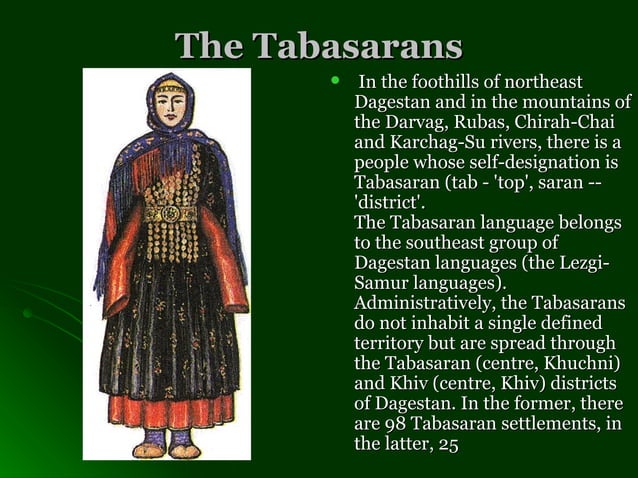 Nations Of Dagestan | PPT