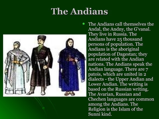 Nations Of Dagestan | PPT