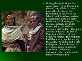 Nations Of Dagestan | PPT