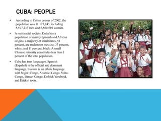 Nations of the americas cuba | PPT