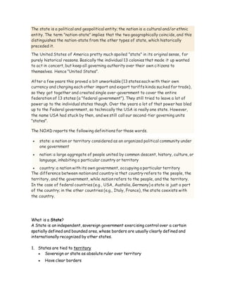 Nation, state and government | PDF