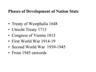 Origin of Nation State | PPT