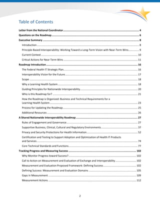 Nationwide Interoperability Roadmap draft version 1.0 | PDF