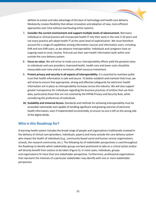 Nationwide Interoperability Roadmap draft version 1.0 | PDF