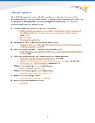 Nationwide Interoperability Roadmap draft version 1.0 | PDF