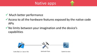 Native vs cross platform vs html5 | PPTX