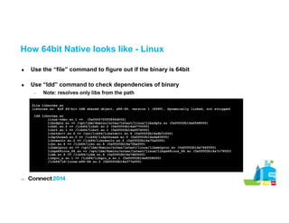 Tip from IBM Connect 2014: IBM Domino 64-bit: All you need to know | PPT