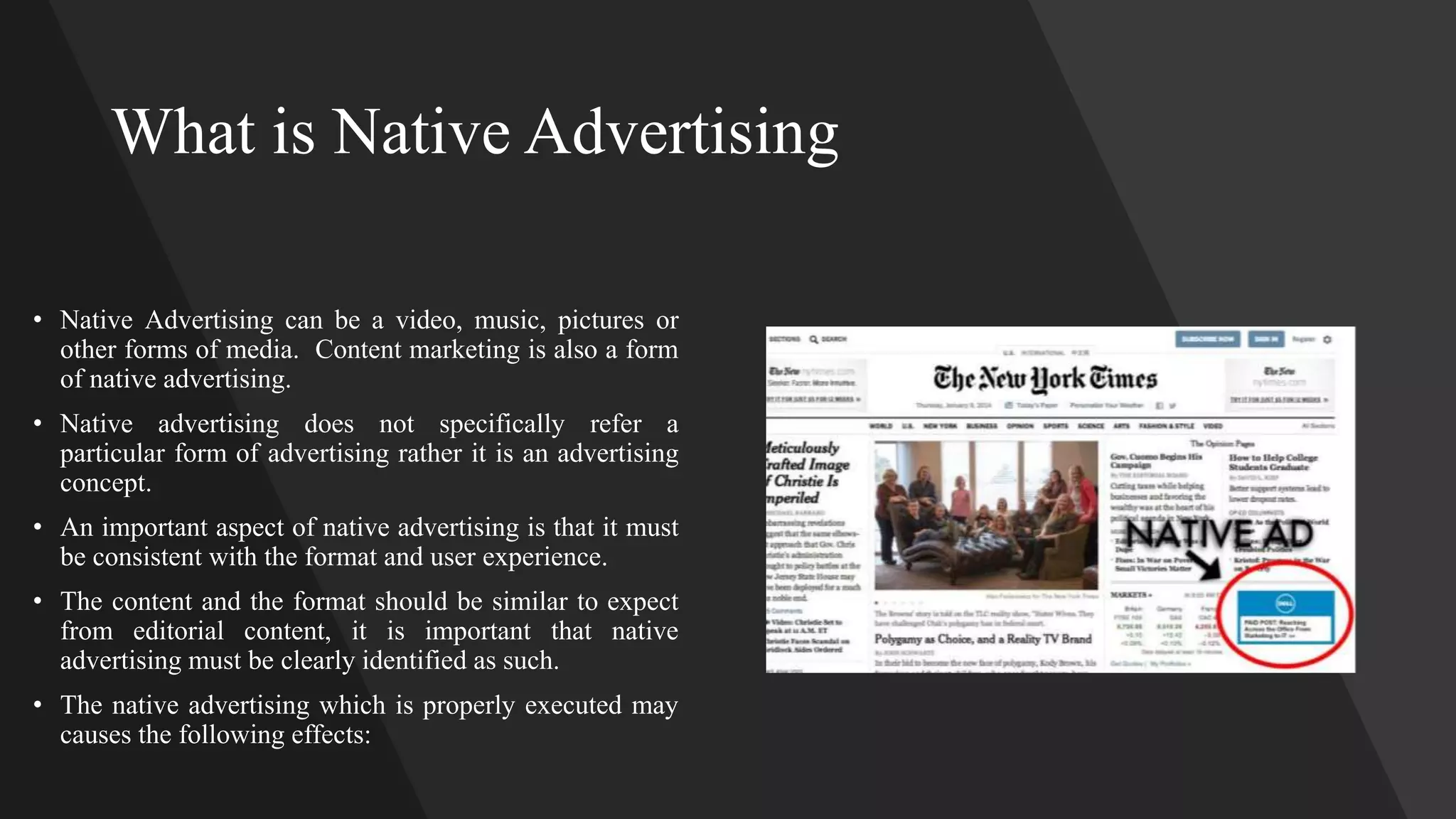 Native advertising By- Kunal saini | PPT