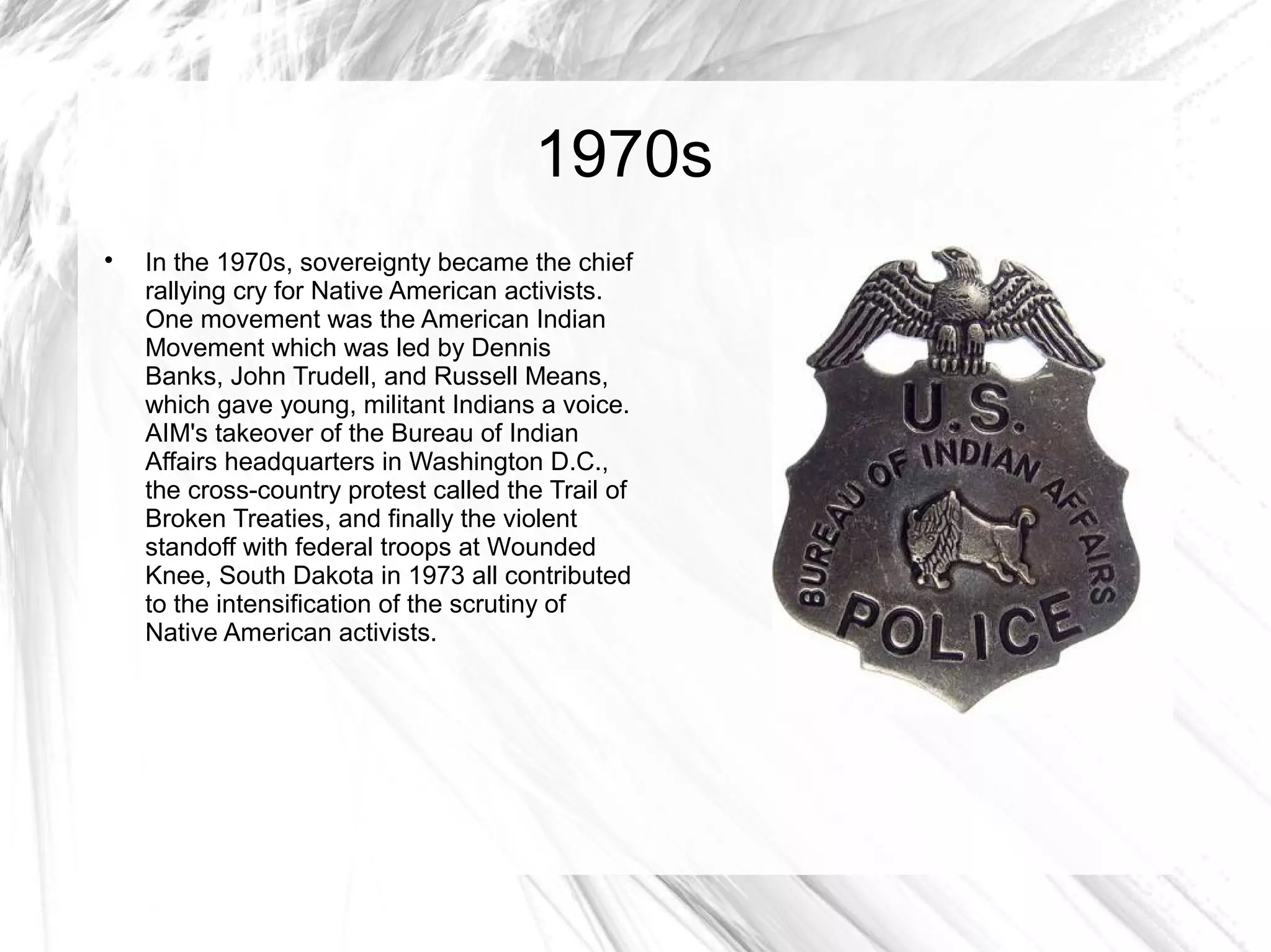 Native American Civil Rights Movement | PPT