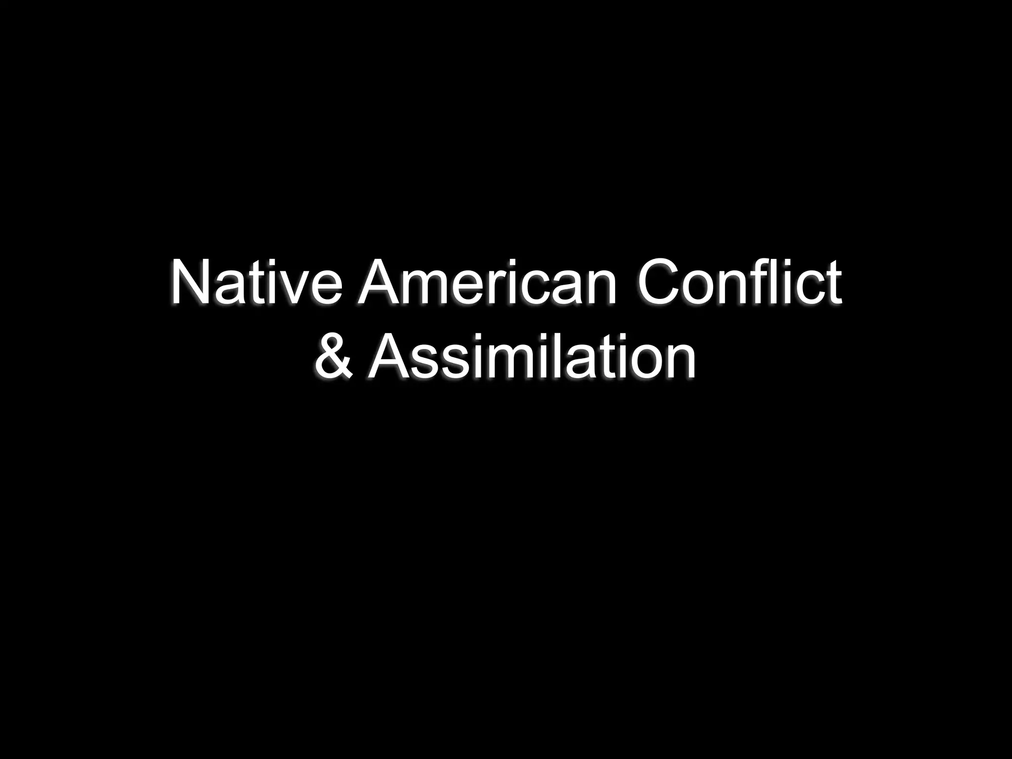 Native American Conflict | PPTX