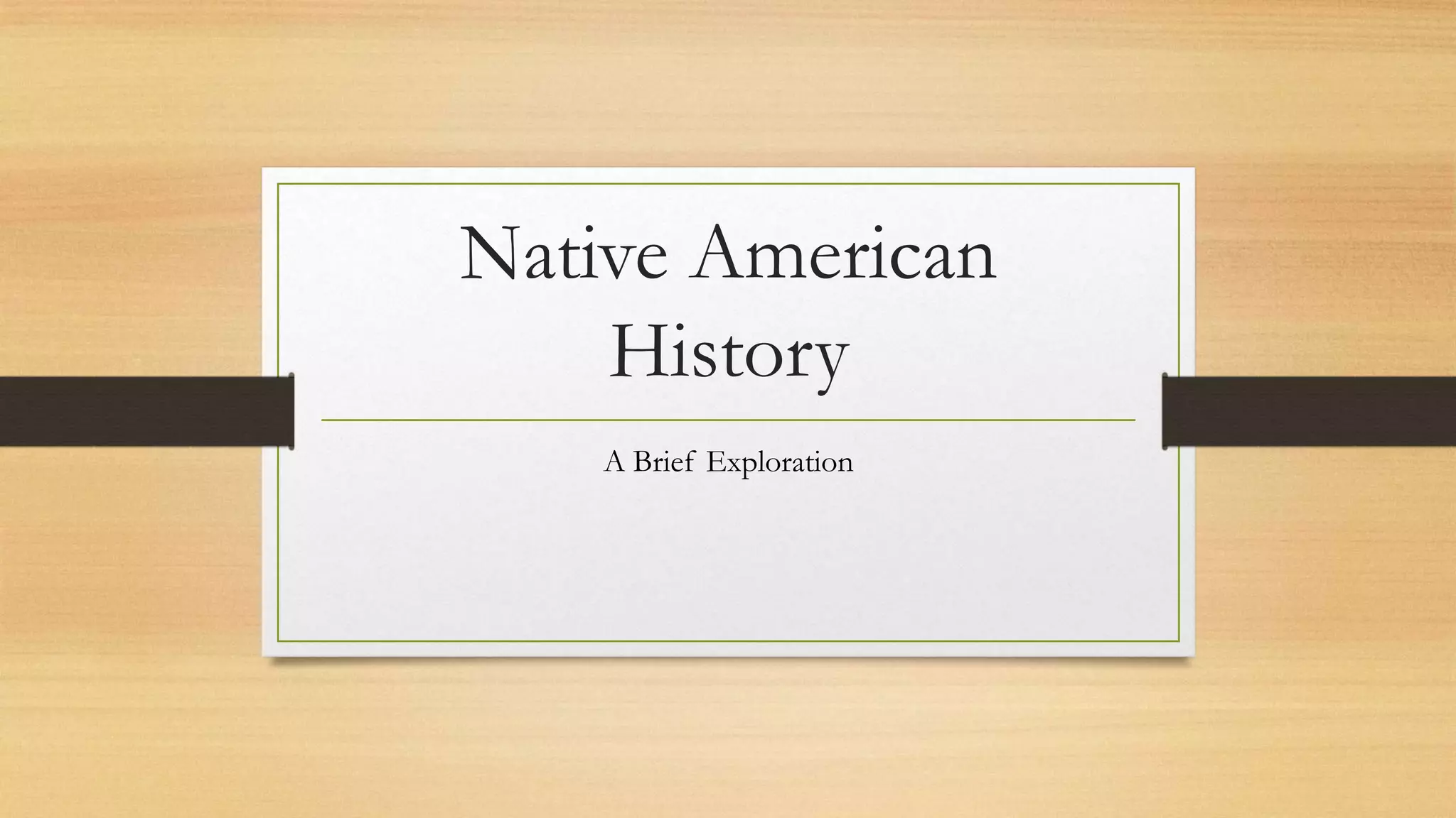 Native american history power point | PPT