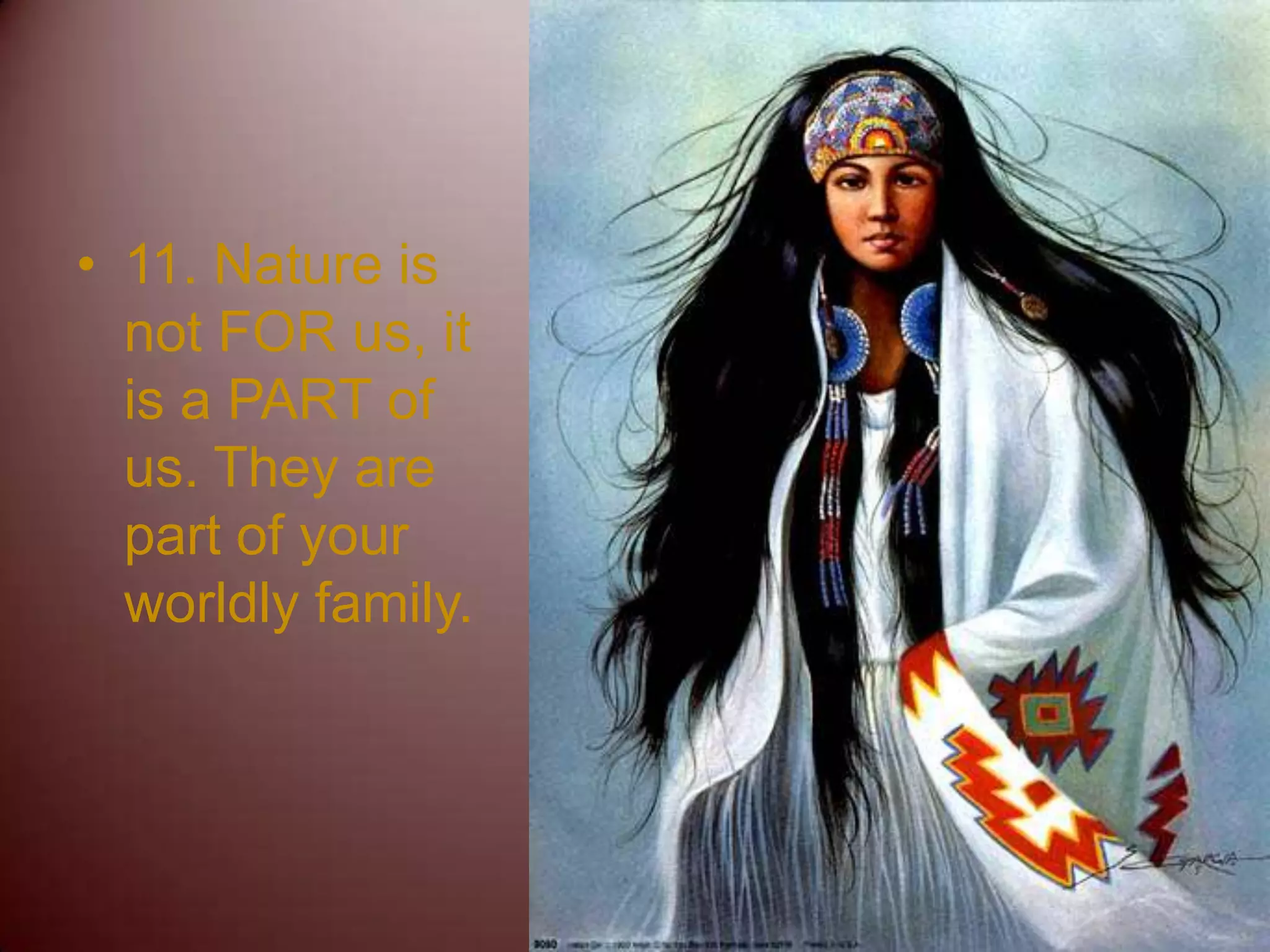 Native american indian code of ethics | PPT