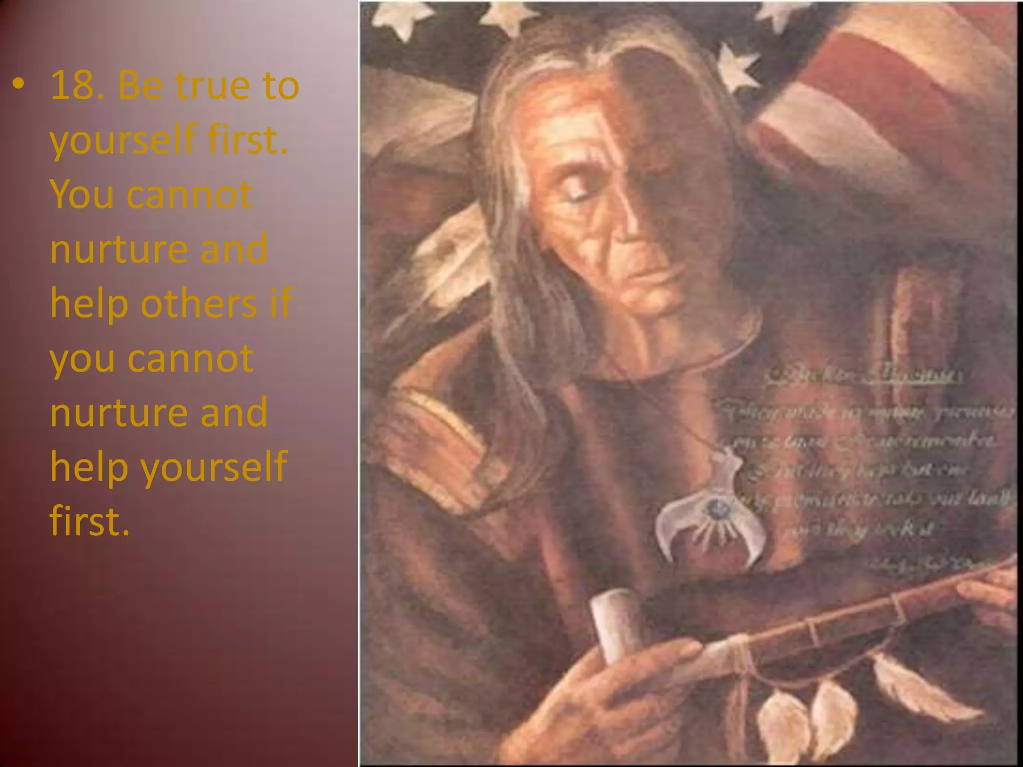 Native american indian code of ethics | PPT