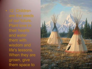 Native american indian code of ethics | PPT