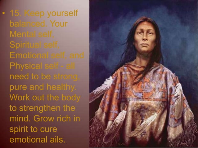 Native american indian code of ethics | PPT