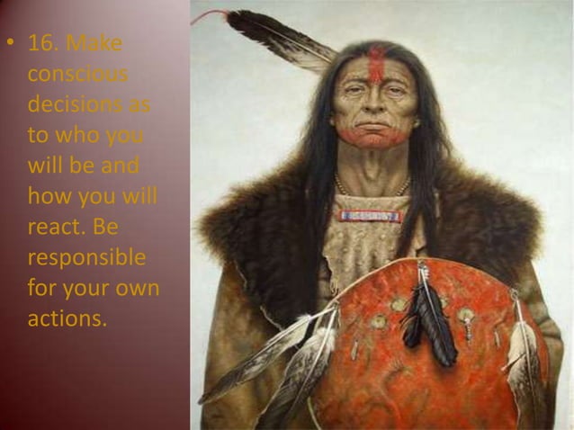 Native american indian code of ethics | PPT