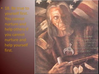Native american indian code of ethics | PPT