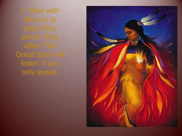 Native american indian code of ethics | PPT