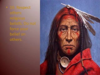 Native american indian code of ethics | PPT