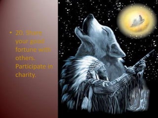 Native american indian code of ethics | PPT