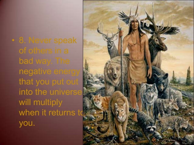 Native american indian code of ethics | PPT