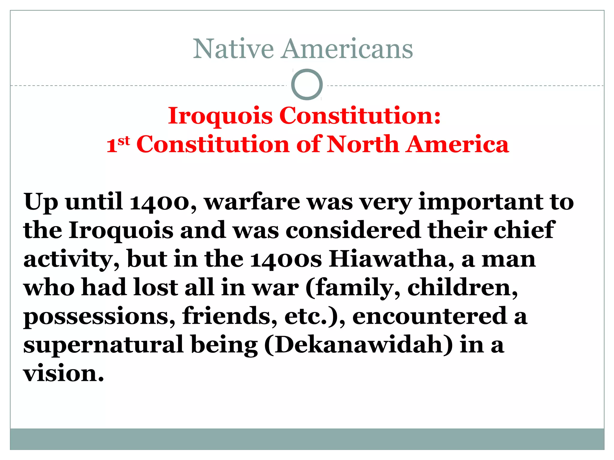 Native american lit | PPT