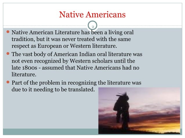 Native american lit | PPT
