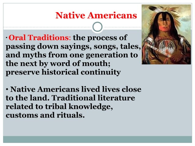 Native american lit | PPT