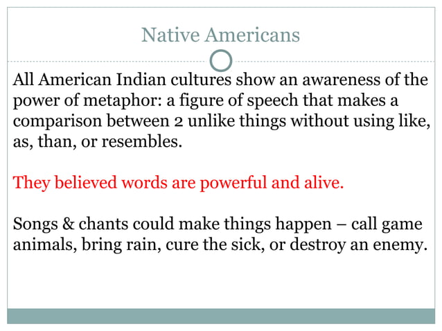 Native american lit | PPT